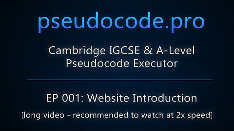 A-Level Pseudocode Syllabus & Exam Questions (Cambridge 9618) - YouTube