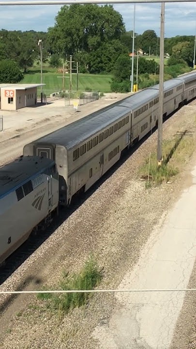 Amtrak #4 Southwest Chief in Kansas City, KS on August 29, 2021 - YouTube