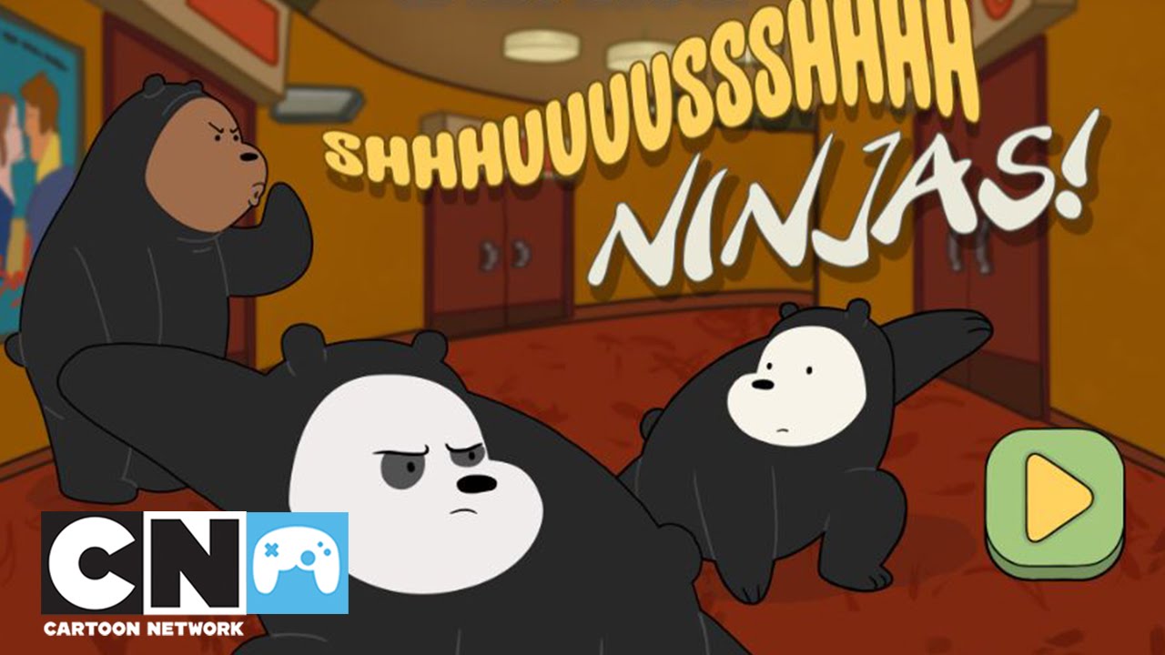 Shush Ninjas Playthrough | We Bare Bears | Cartoon Network - YouTube
