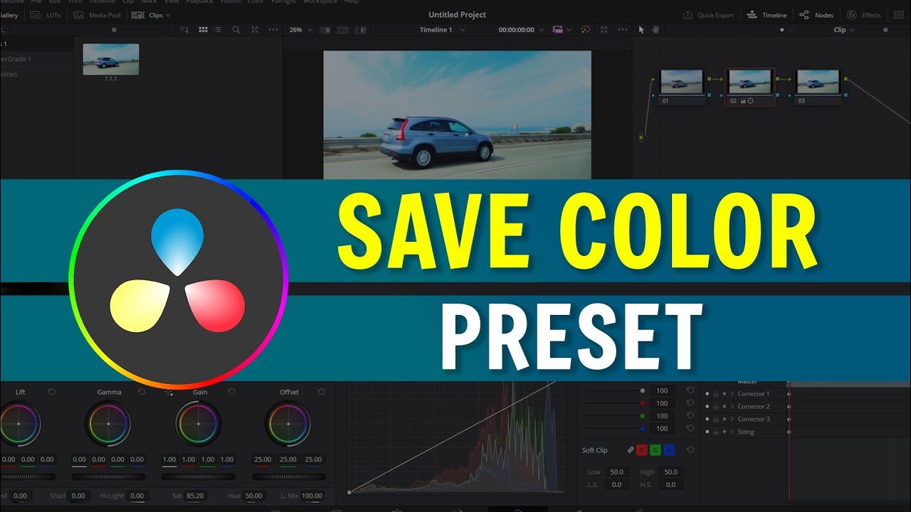 How to Save Color Grade Presets in Davinci Resolve - Step By Step - YouTube