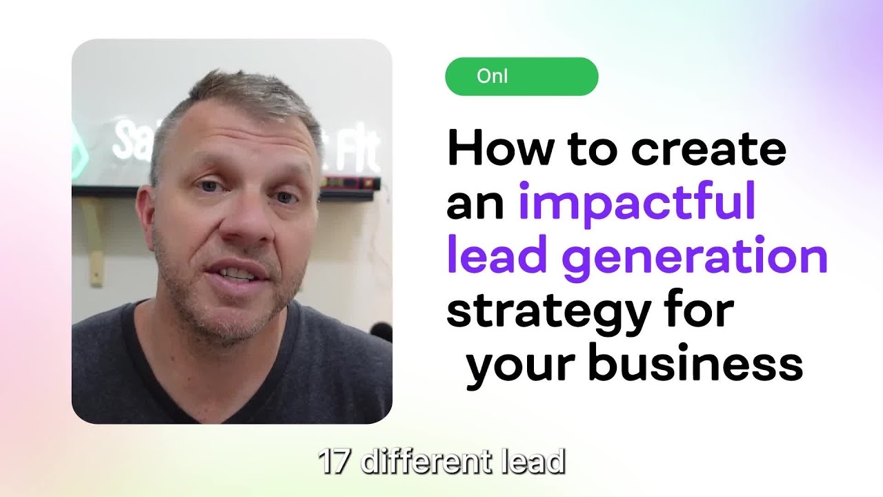 Lead Gen Strategy by Gavin Tye - Free Workshop - YouTube