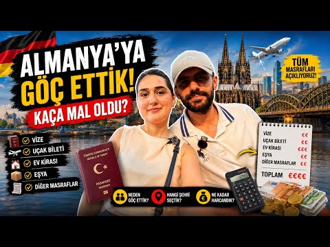 🇩🇪 Almanya’ya Göç Ettik! Ne Kadar Para Lazımdı? Tüm Masrafları Açıklıyoruz. 2026