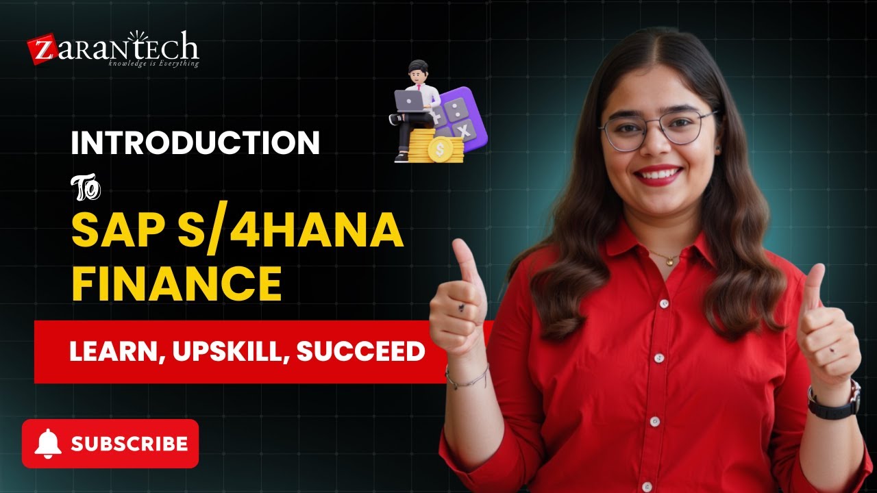 Sap S4hana Finance Introduction Zarantech Youtube