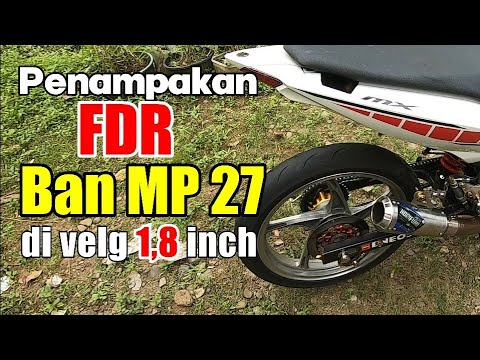 #134 PENAMPAKAN BAN FDR MP 27 di pasang di velg vixion old cb150 mx ...
