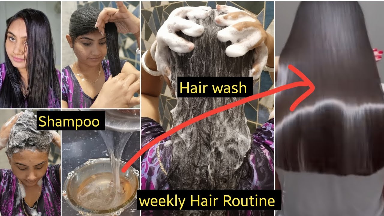 Weekly Hair care Routine, Orginal Hair Wash | secret reveal of Shiny ...