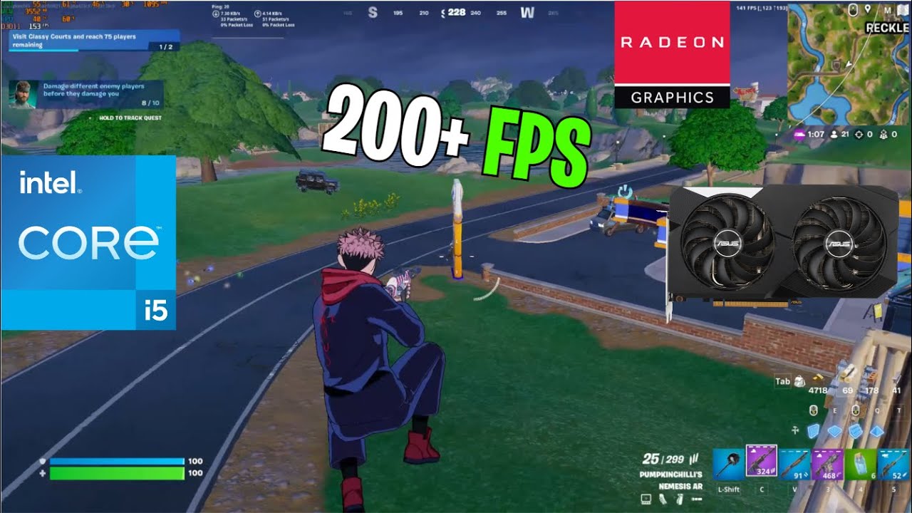 Fortnite Chapter 5 - Ranked Gameplay - Core i5 12400F + Radeon 6600 XT ...