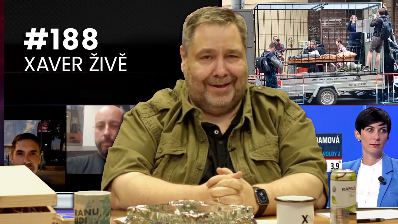 Xaver ŽIVĚ #188 - Udávat se musí. Stropovat se musí. Premiér promluví ...