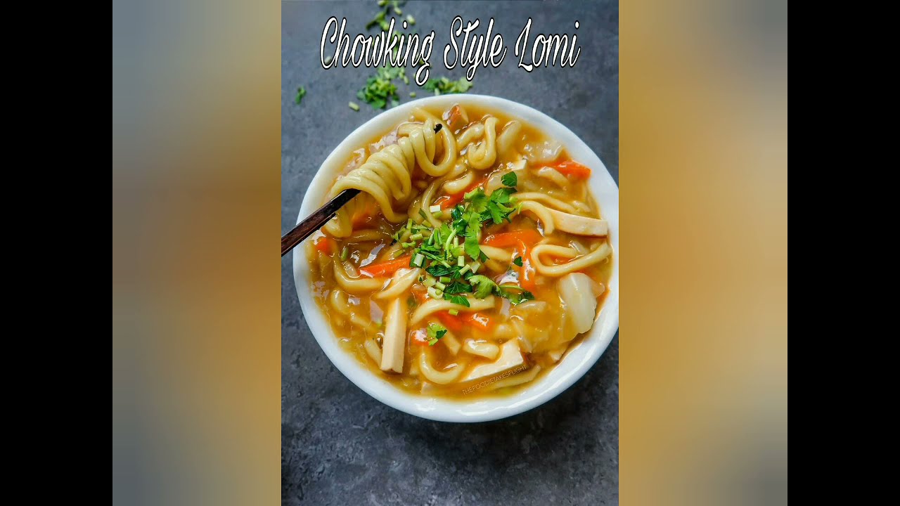 Lomi Chowking LOMI Recipe - YouTube