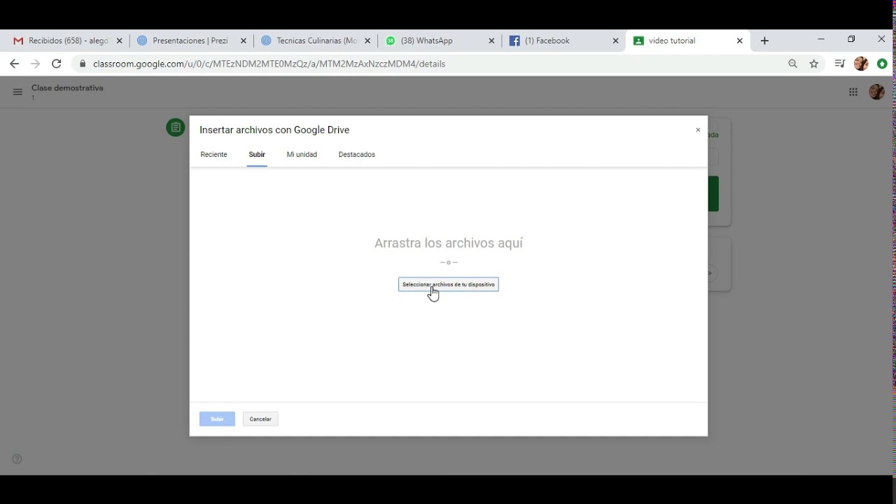 tutorial uso de classroom - YouTube