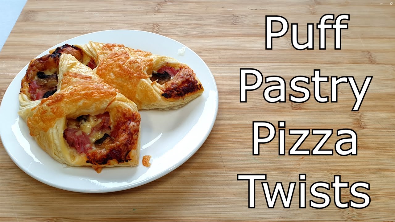 How To Make Puff Pastry Pizza Twists Youtube