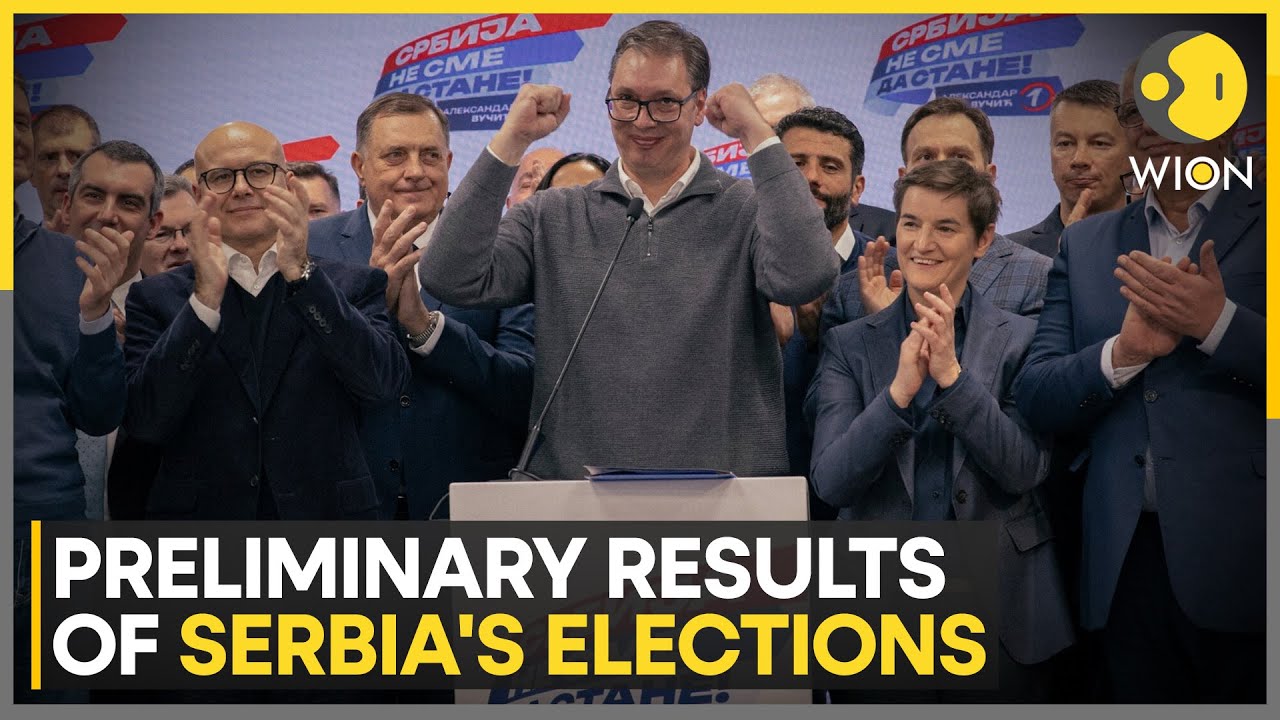 Serbia's ruling party claims absolute victory with 47% of votes ...