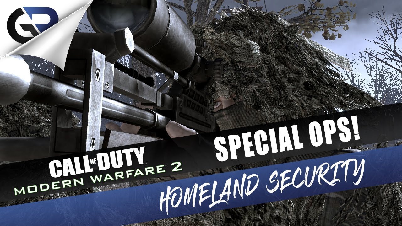 MODERN WARFARE 2: Spec Ops "Homeland Security" (Co-op / Veteran) - YouTube