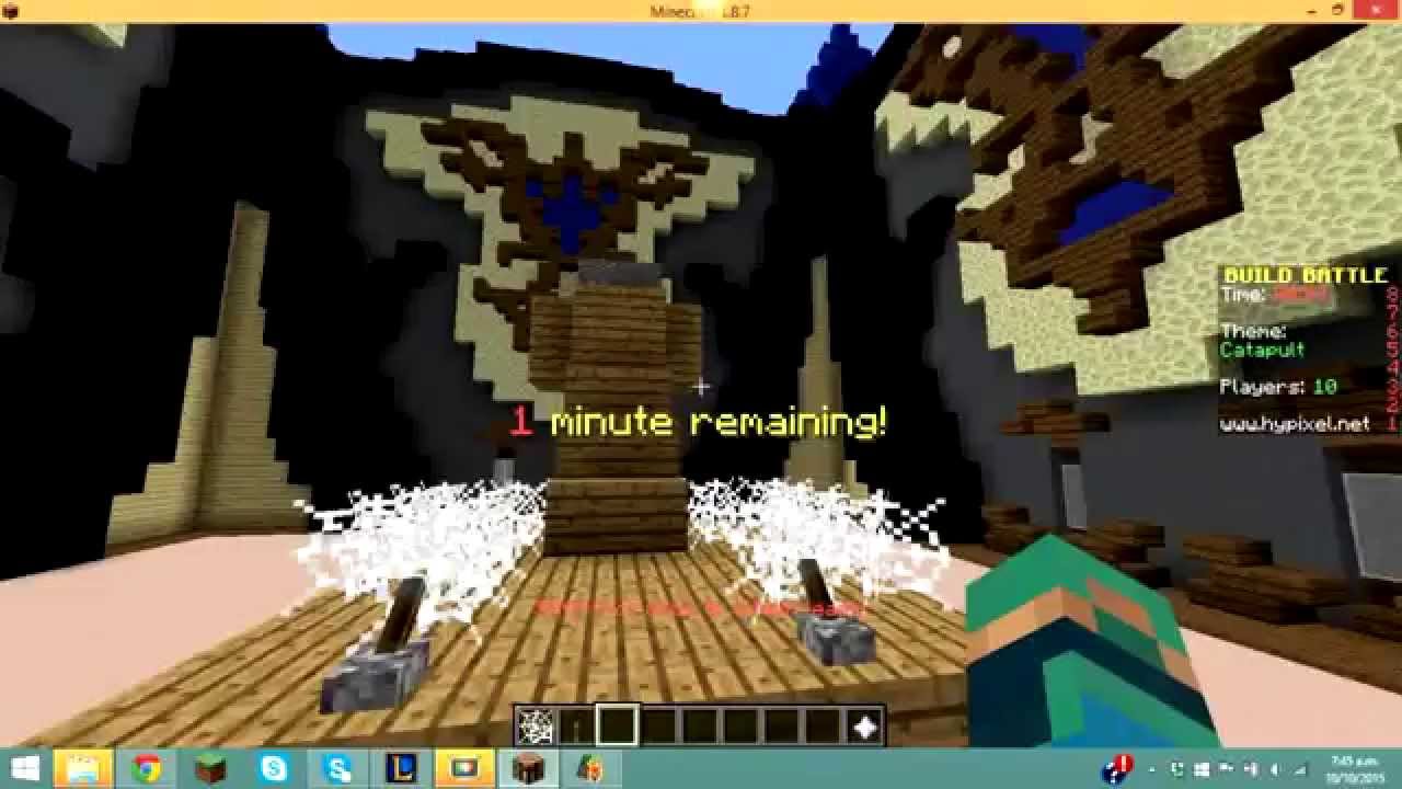 Minecraft | Build Battle #2 Badapault - YouTube