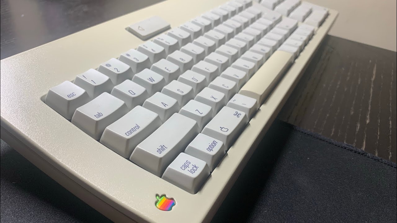 APPLE M0116 Keyboard Sound Test Salmon Alps RESTORED!! w/band aid mod ...