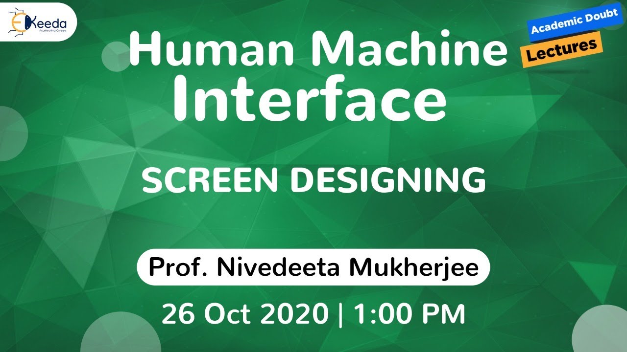 Human Machine Interface - Screen Designing | 26 October | 1 PM - YouTube