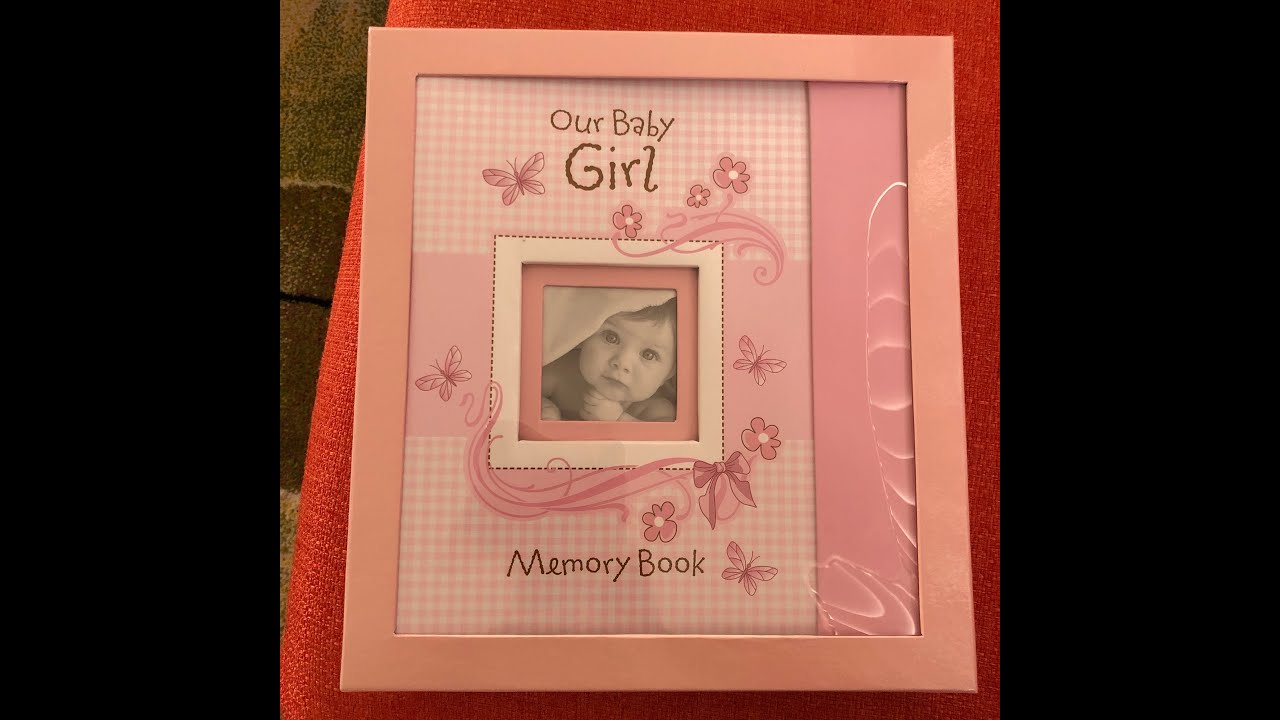 Our Baby Girl Memory Book Review - YouTube