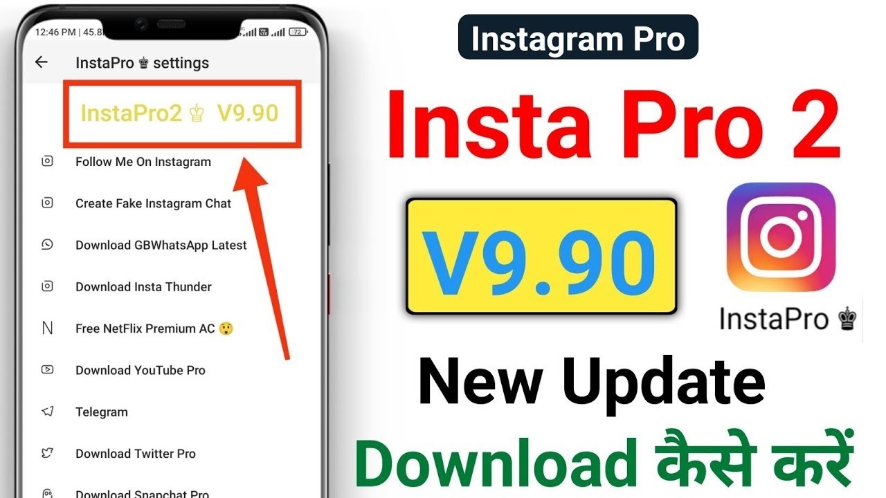 Insta Pro 2 Update Kaise Kare 2023 | New Update V9.90 | How to Update ...