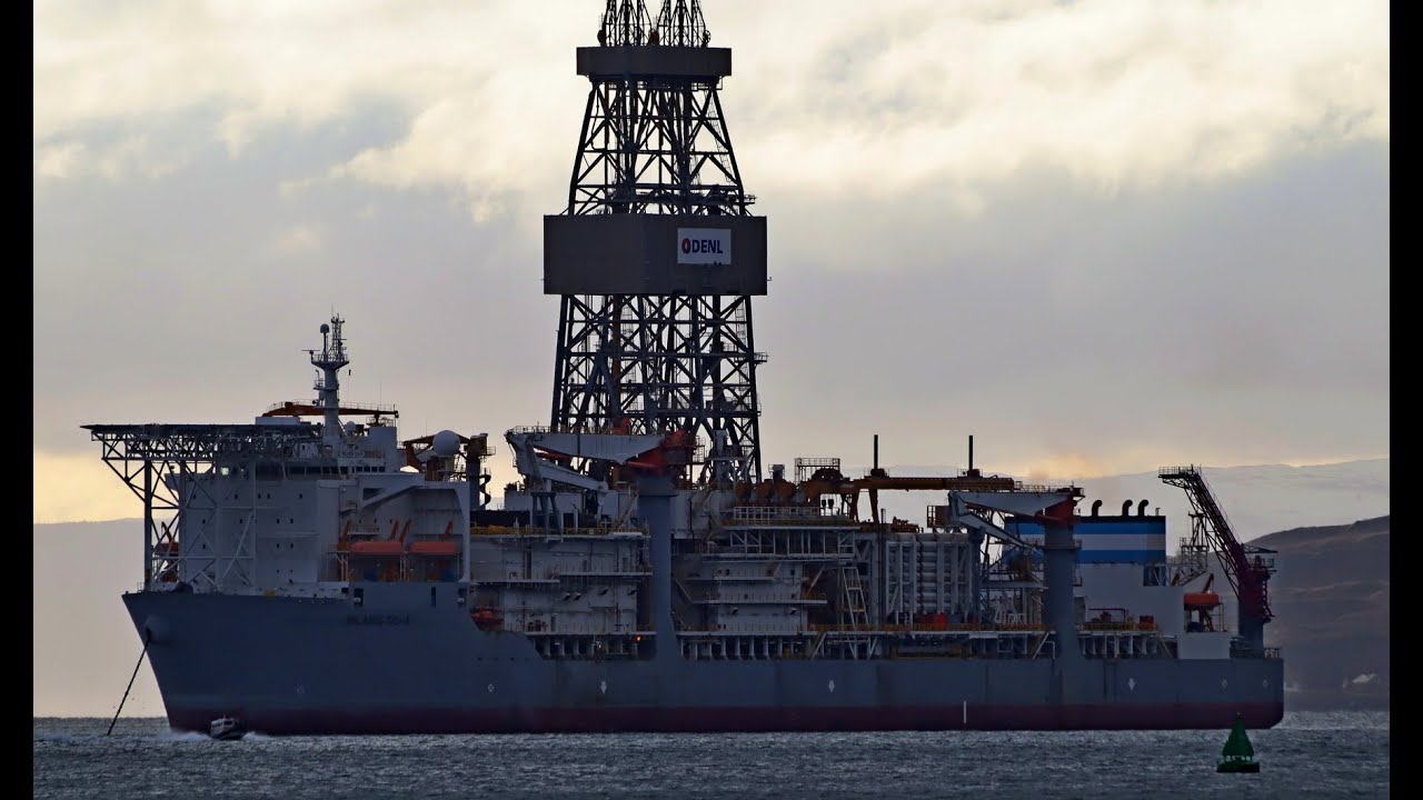 VALARIS DS4 ANCHORED AT HUNTERSON - YouTube