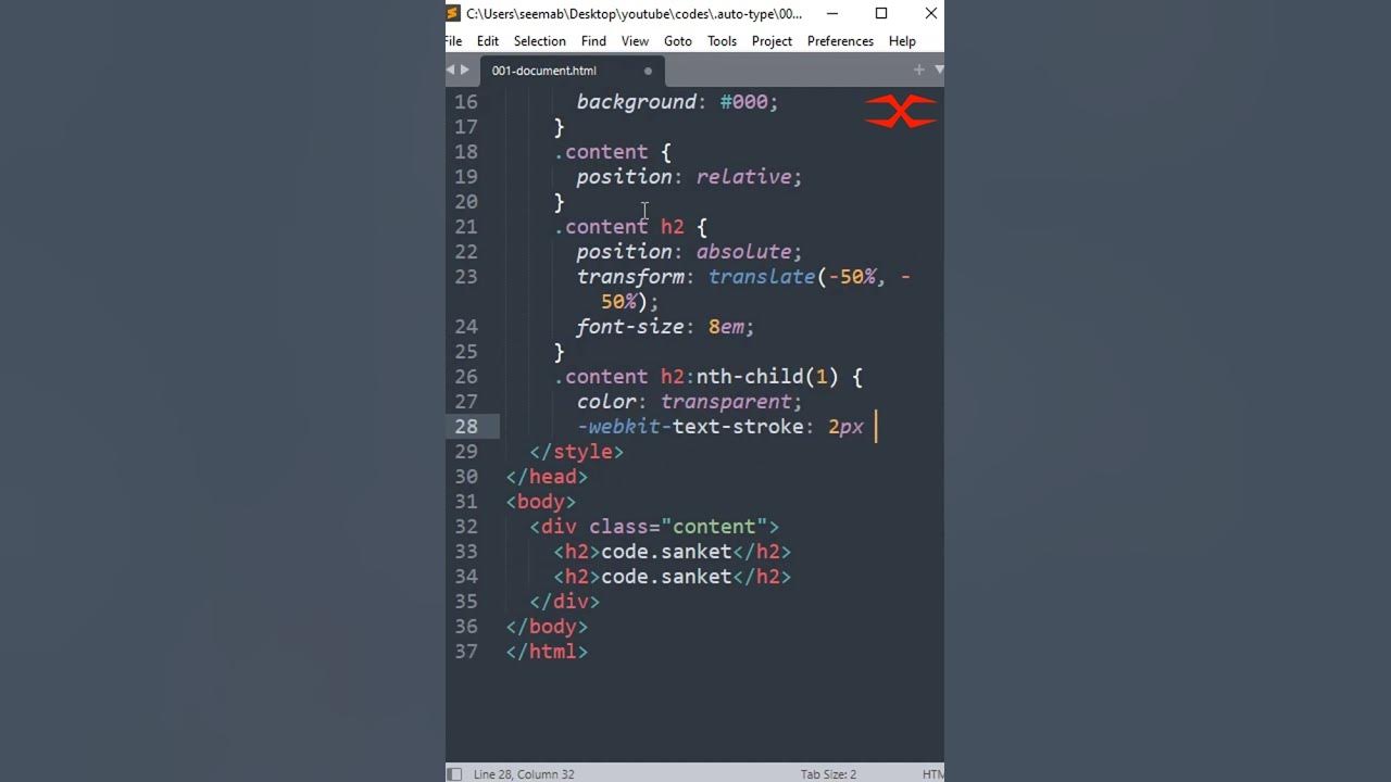 Water Wave Text | HTML CSS - YouTube