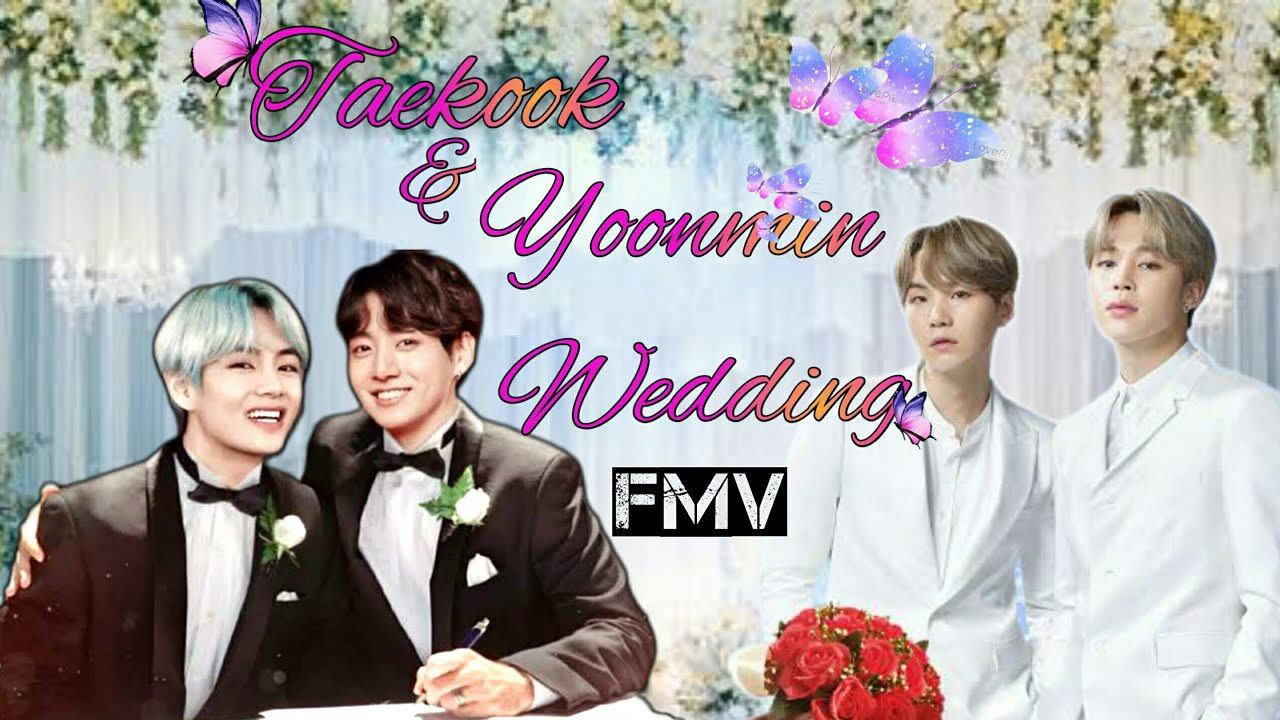 Taekook & Yoonmin wedding || fmv || Din shagna da #taekook#yoonmin# ...