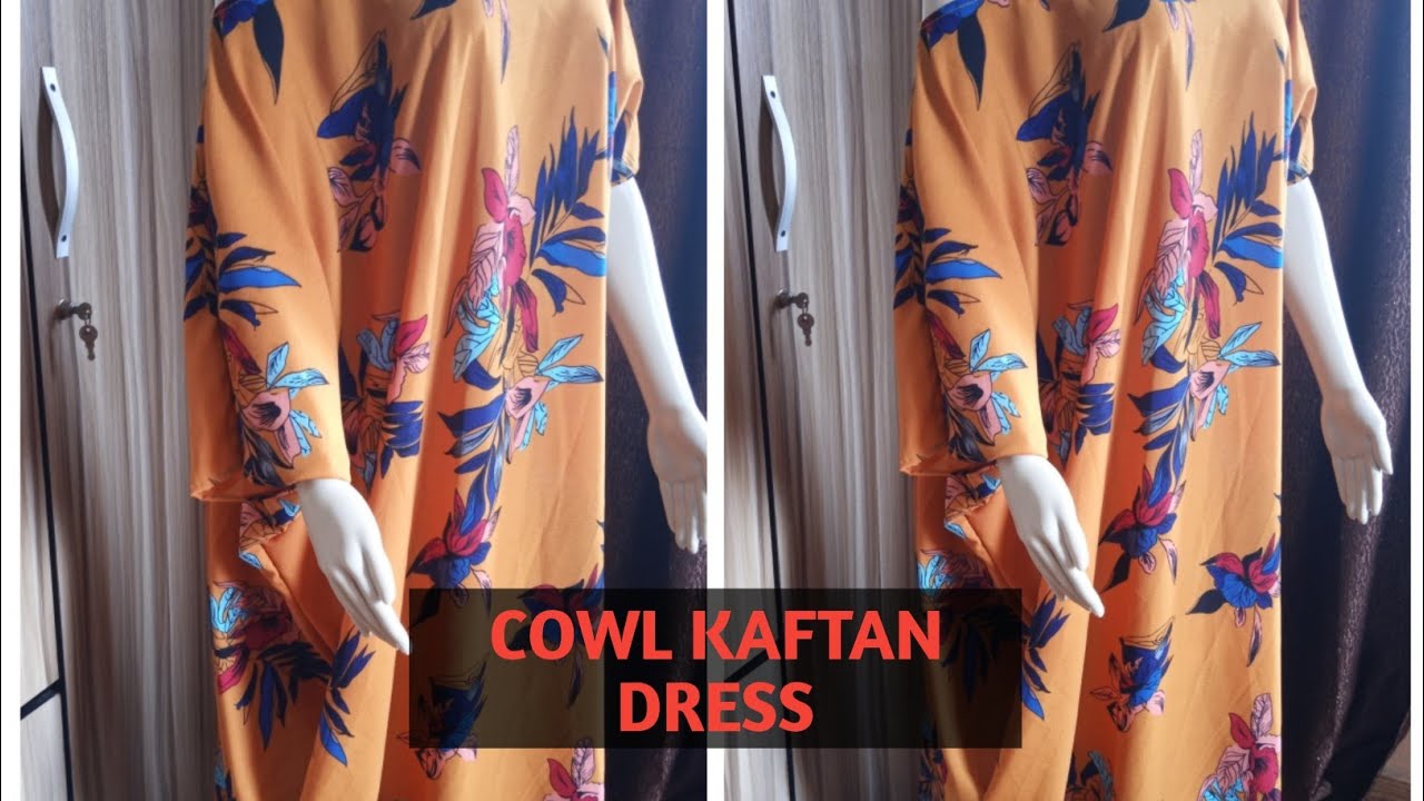 COWL KAFTAN DIY - YouTube