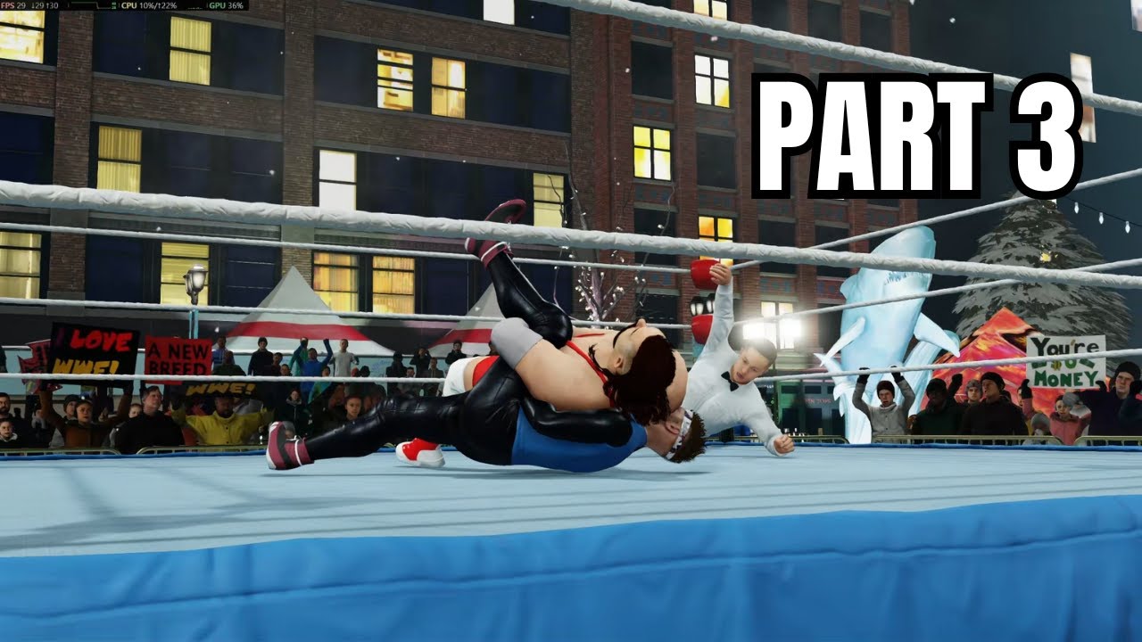 WWE 2K20 | PC Walkthrough - PART 3: Winter Fest Debut - YouTube