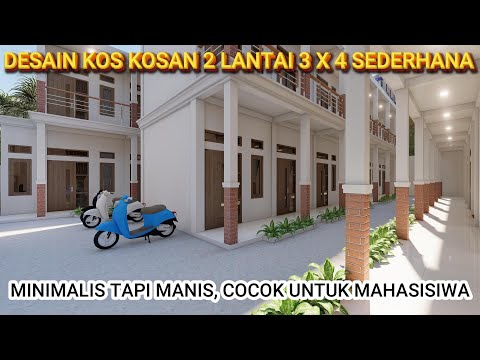 DESAIN KOS 3 X 4 M 2 LANTAI \