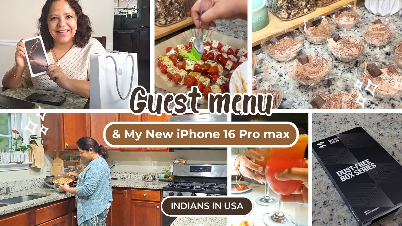 Guest Menu & My New iPhone 16 Pro Max | Recipes to Impress Your Guests ...