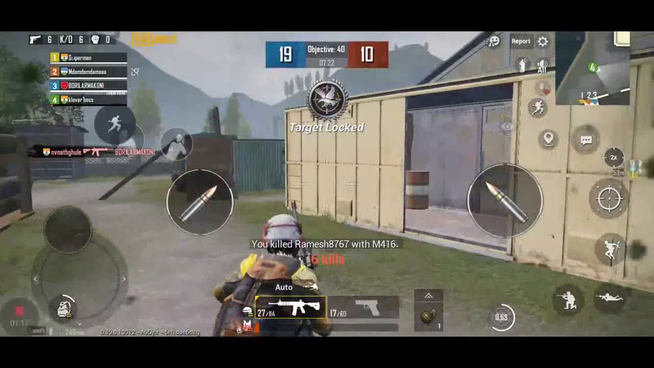 Nock nock tera bap aaya #pubg mobile play on rush - YouTube