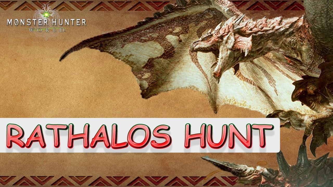 Monster Hunter: World Beta - Rathalos Solo Hunt - Dual Swords - YouTube