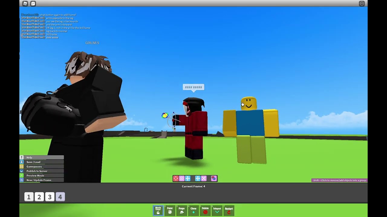 Movie Maker 3 Simple Walking Cycle Tutorial [ROBLOX] - YouTube