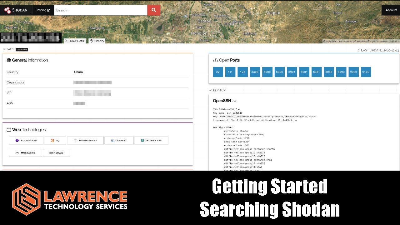 Getting Started and Having Fun With The Shodan Search Engine - YouTube