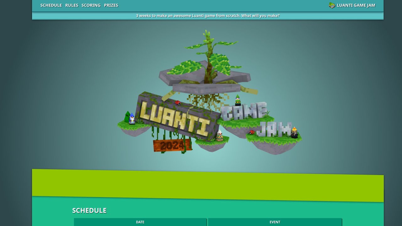 Luanti Game Jam 2024 - YouTube