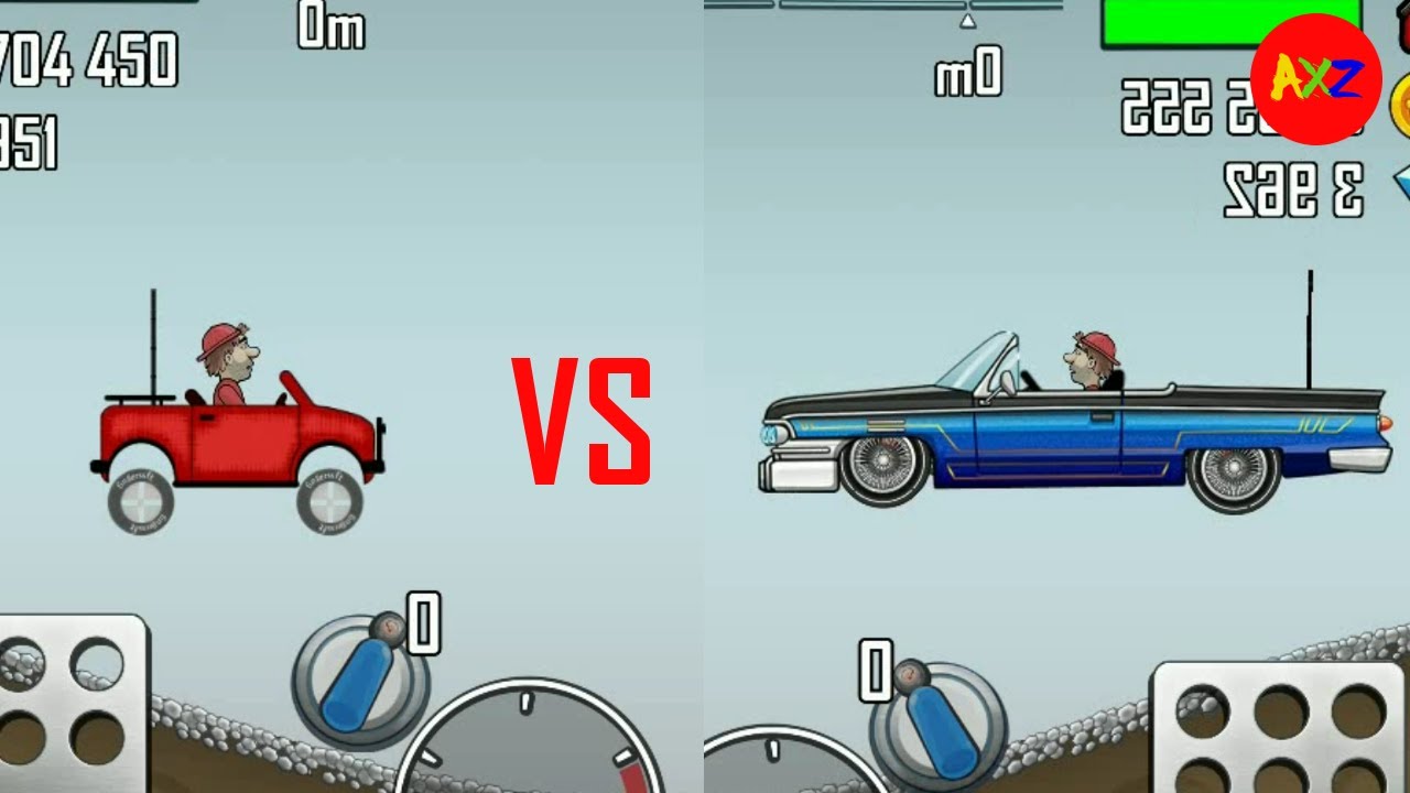 Hill Climb Racing: Jeep Vs Low Rider In Cave - YouTube