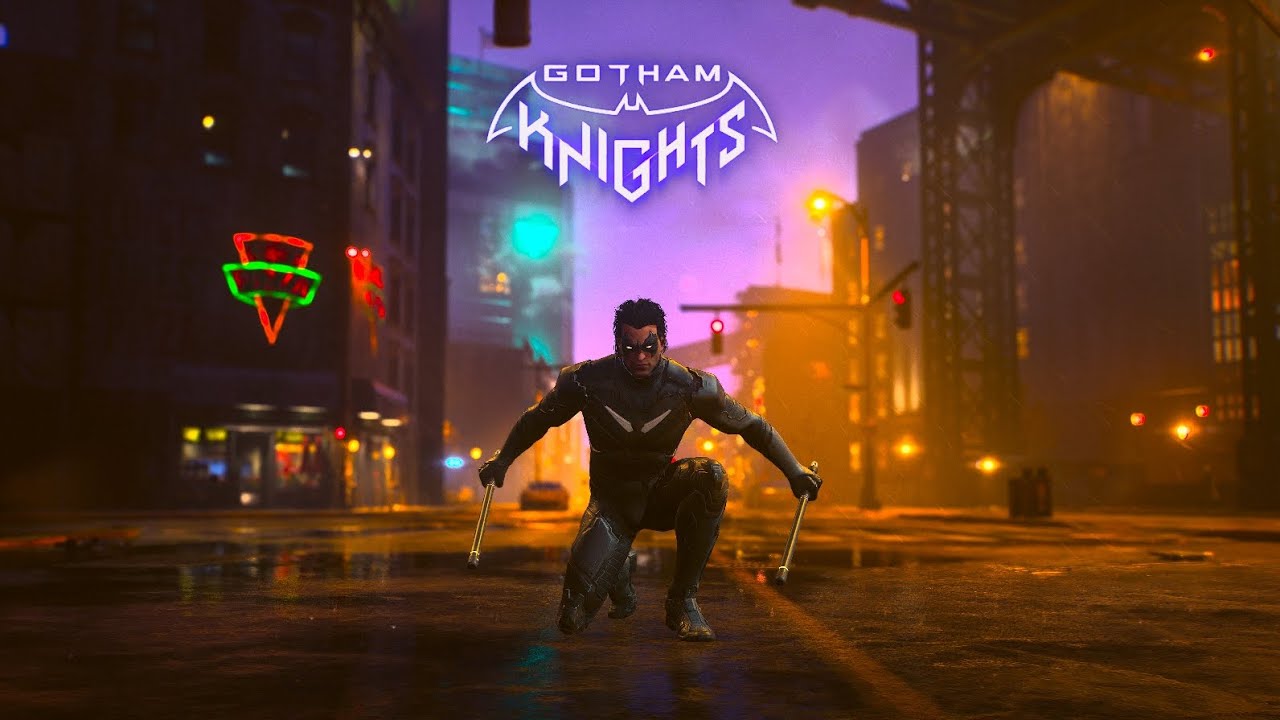 Gotham knights Nightwing free roam combat gameplay - YouTube