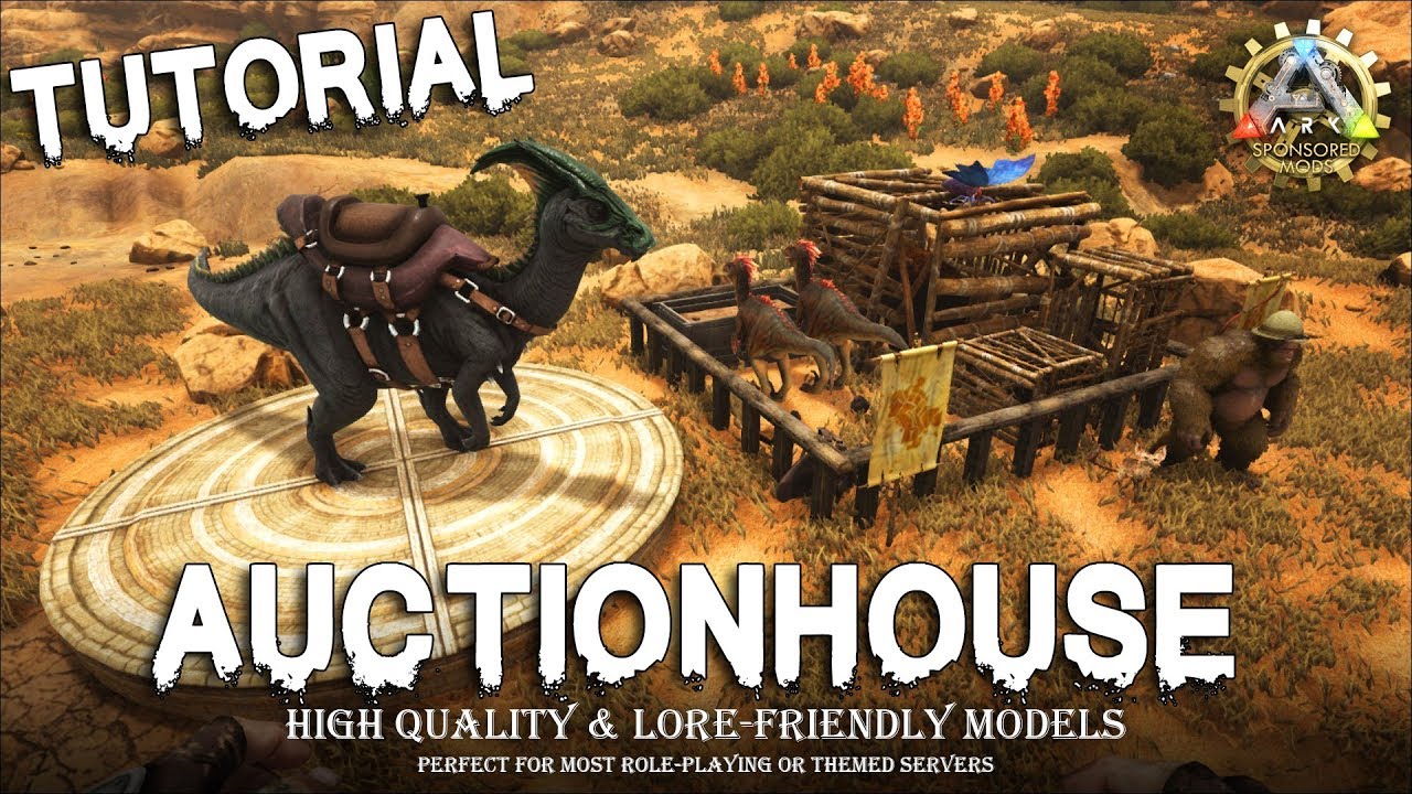 ARK MODS | AUCTIONHOUSE TUTORIAL | FUNCIONAMIENTO MERCADO - YouTube