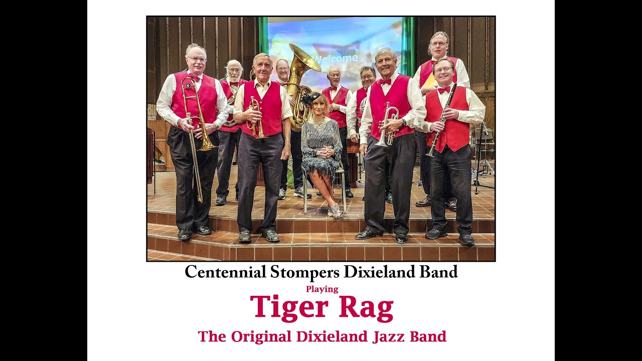 Centennial Stompers Dixieland Band playing Tiger Rag - YouTube