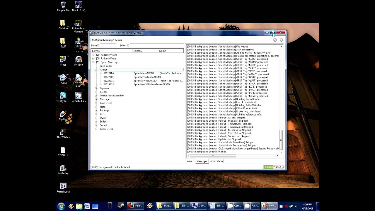 FNVEdit BIS Tutorial 1 720p - YouTube