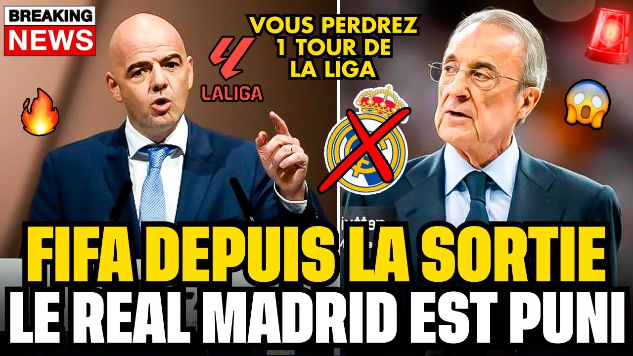 ¡BOMBA! FIFA PUNE REAL MADRID! ¡NADIE LO ESPERABA! NOTICIAS DEL REAL ...