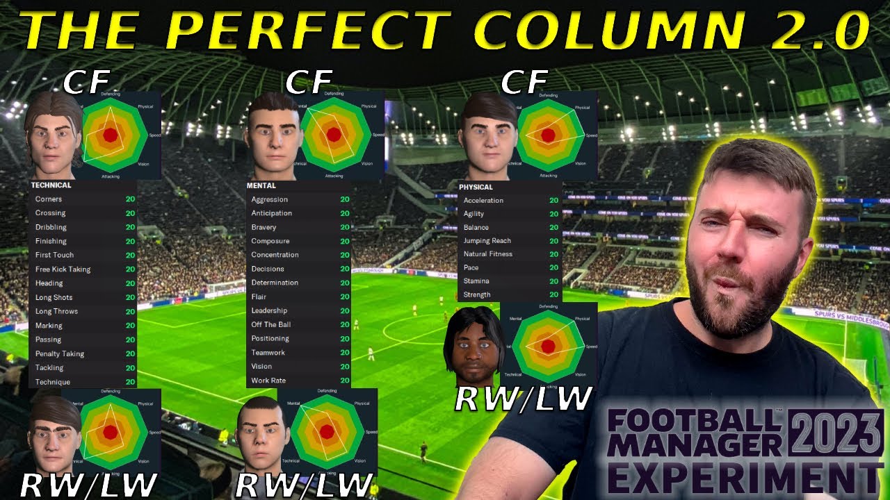 The Perfect Column Test 2.0 | Football Manager 2023 Experiment - YouTube
