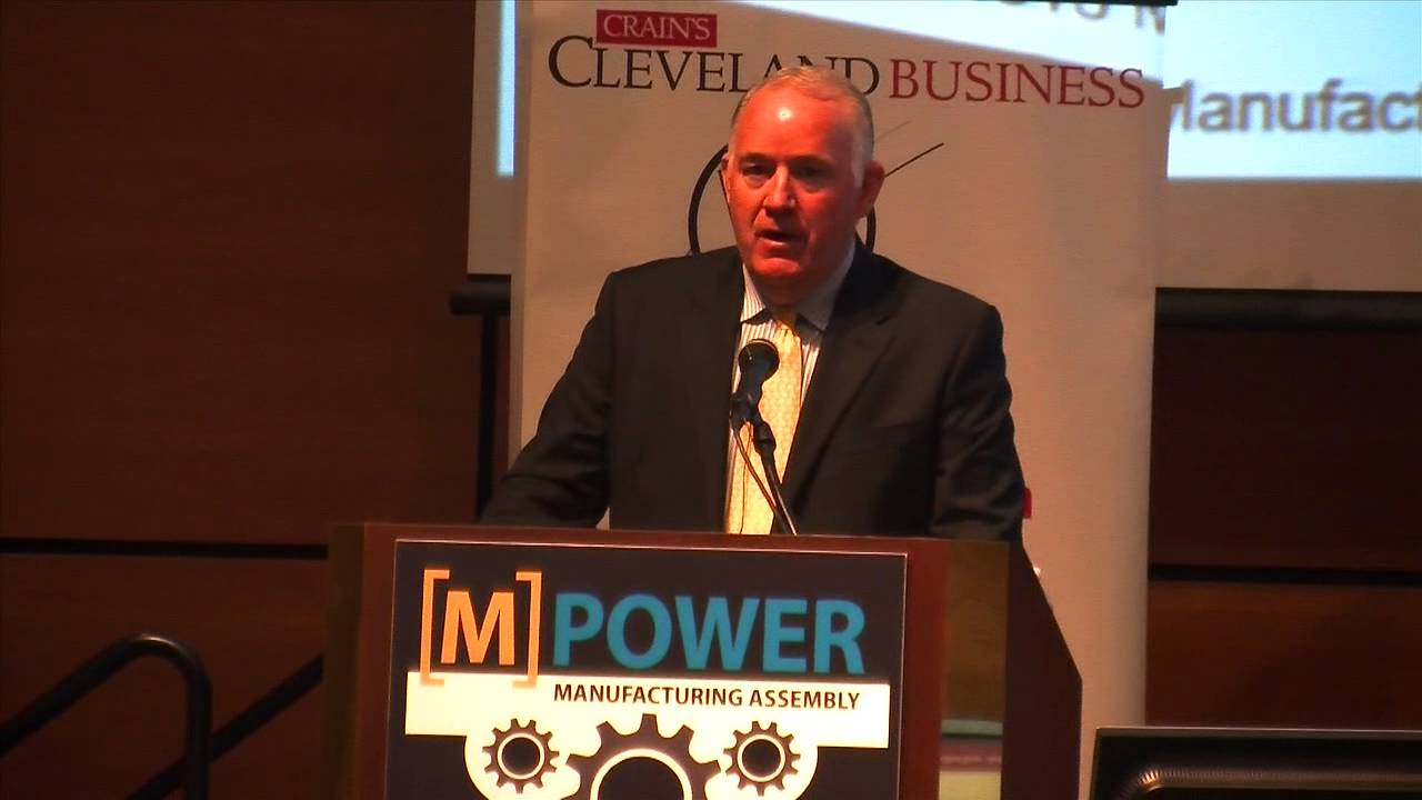 Chris Mapes, Lincoln Electric talks at the [M]Power Manufacturing ...