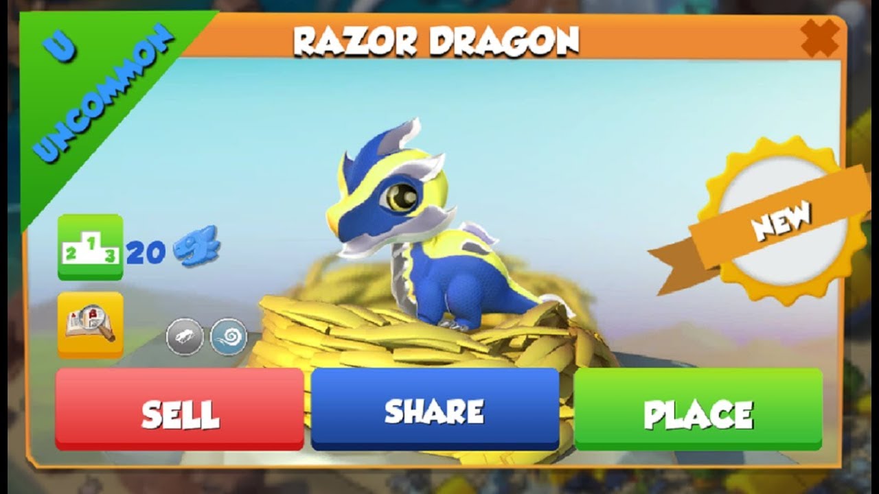 Do you get Razor dragon, How can you get Razor dragon, Dragon Mania ...