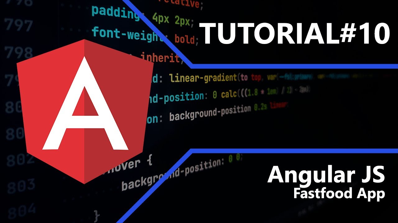 Angular JS | Fastfood App | Tutorial #10 - YouTube