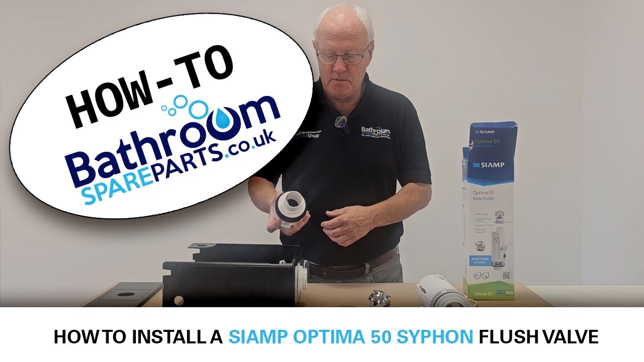 How To Install a Siamp Optima 50 Syphon Flush Valve - 32500007 - Step ...