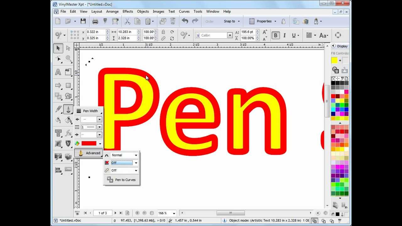 Working with Pen Styles in VinylMaster - YouTube