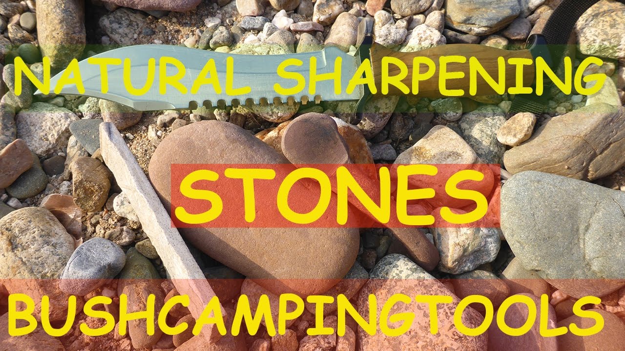 Sharpening Stones River Rocks and Floor Tiles - YouTube