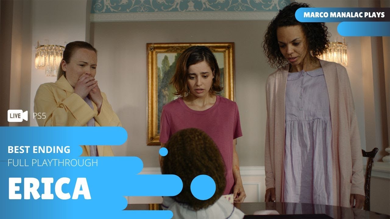 Erica (Full Playthrough) BEST ending | PS5 Live - YouTube