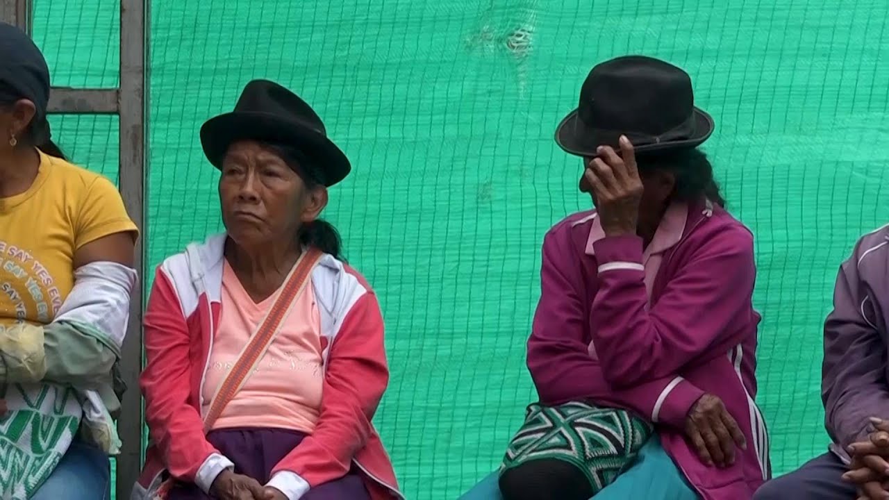 Colombia Indigenous leader killed by guerrilla group remembered - YouTube