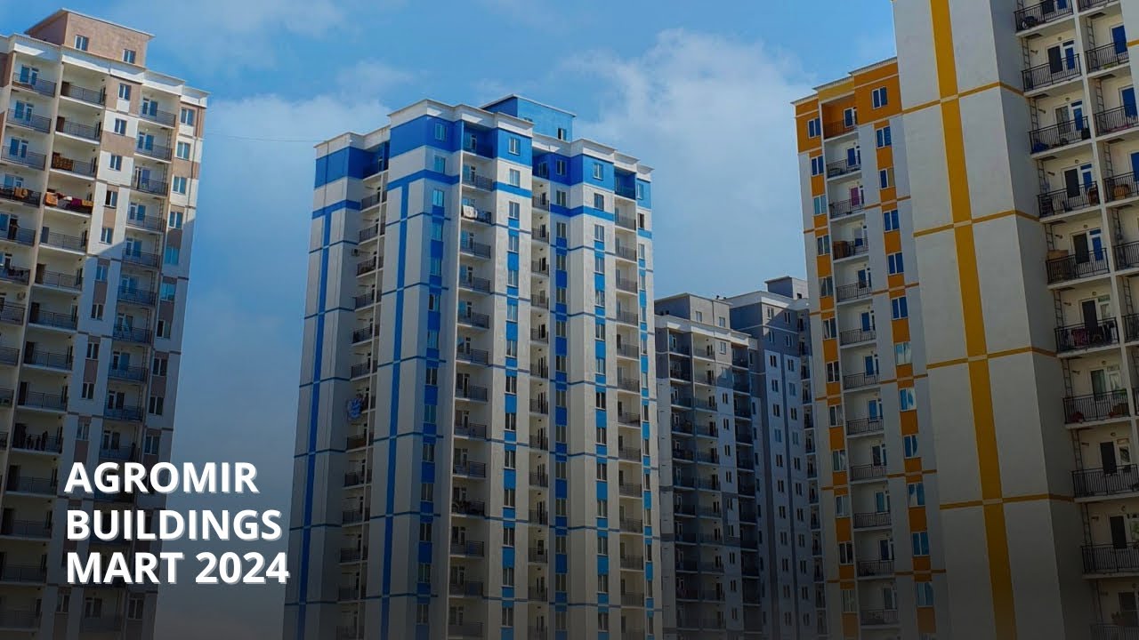 “AGROMIR BUILDINGS” TJM mart oyi qurilish jarayonlaridan qisqacha - YouTube