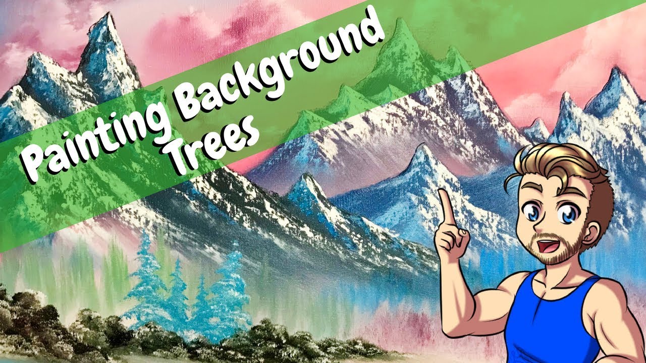 How to Paint a Tree Line with Oil - YouTube